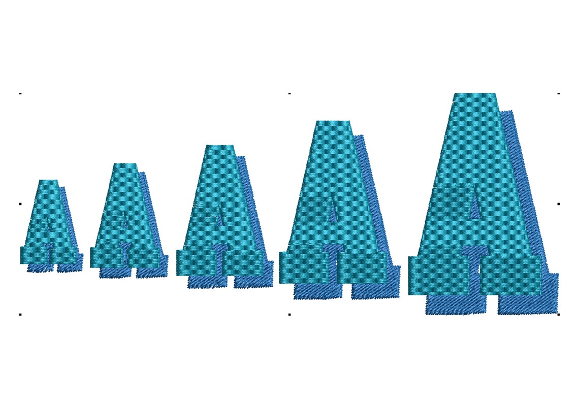 Preciosa Waffle Block Varsity Collegiate Drop Shadow Font - Etsy