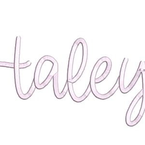 Sweatshirt Wedding Script Handwritten Cursive Font Satin Stitch ...