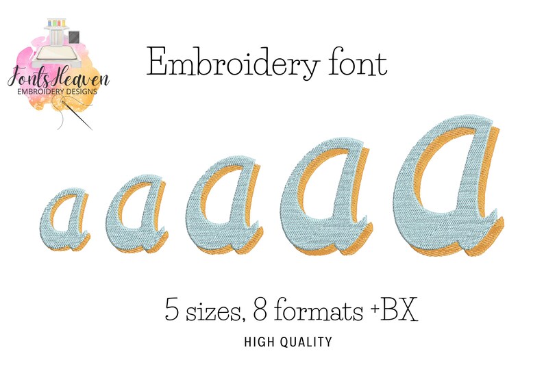 Fabulous Retro Vintage Shadow Font Alphabet Machine Embroidery - Etsy