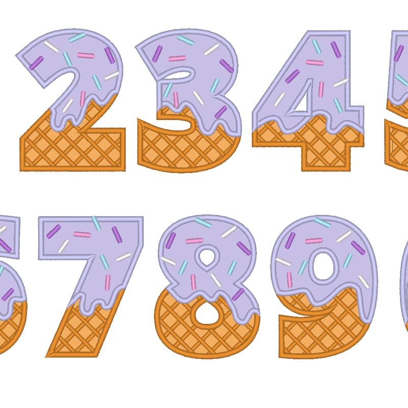 Ice Cream Cone Number 2 - Etsy