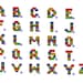 Blocks Bricks, Brick Block Font Machine Embroidery Designs in Assorted ...