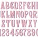 Classic Monogram Drop Shadow Font Duo Font Machine Embroidery Design 2 ...