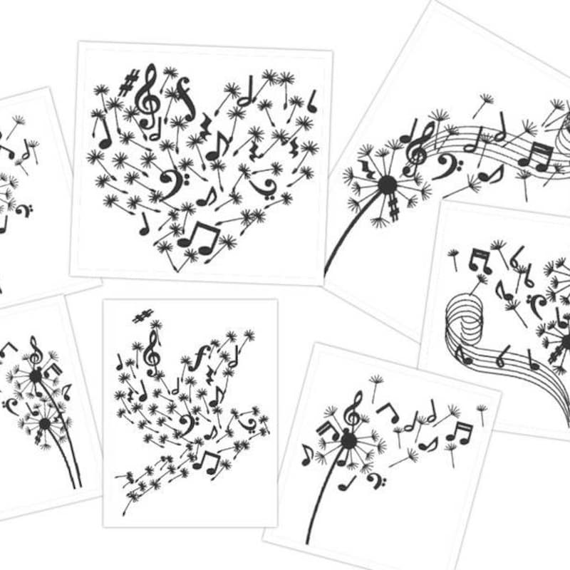 Music Embroidery - Etsy