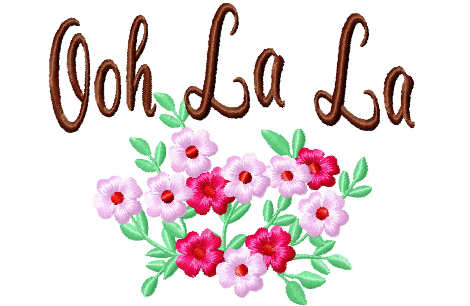 Ooh La La French Style Mini Flowers Mini Machine Embroidery Designs ...