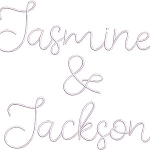 Modern Script Handwritten Cursive Font Alphabet Letters Machine ...