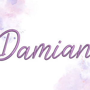 Satin Stitch Script Handwritten Cursive Font Alphabet Machine ...