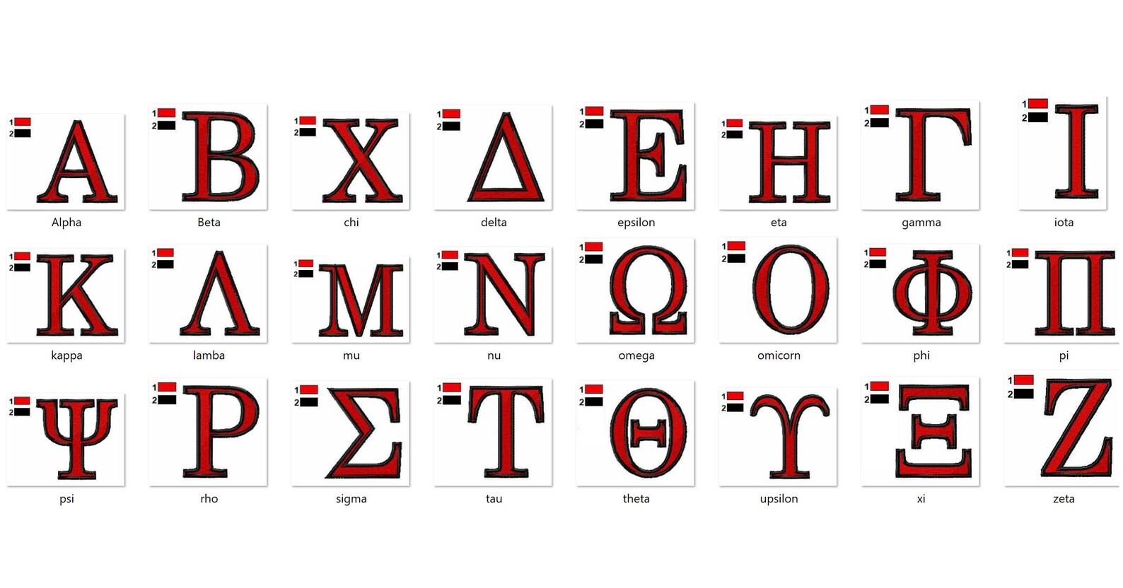School GREEK FONT Mini Alphabet ABC, Theta Alpha Omega Alpha Kappa ...