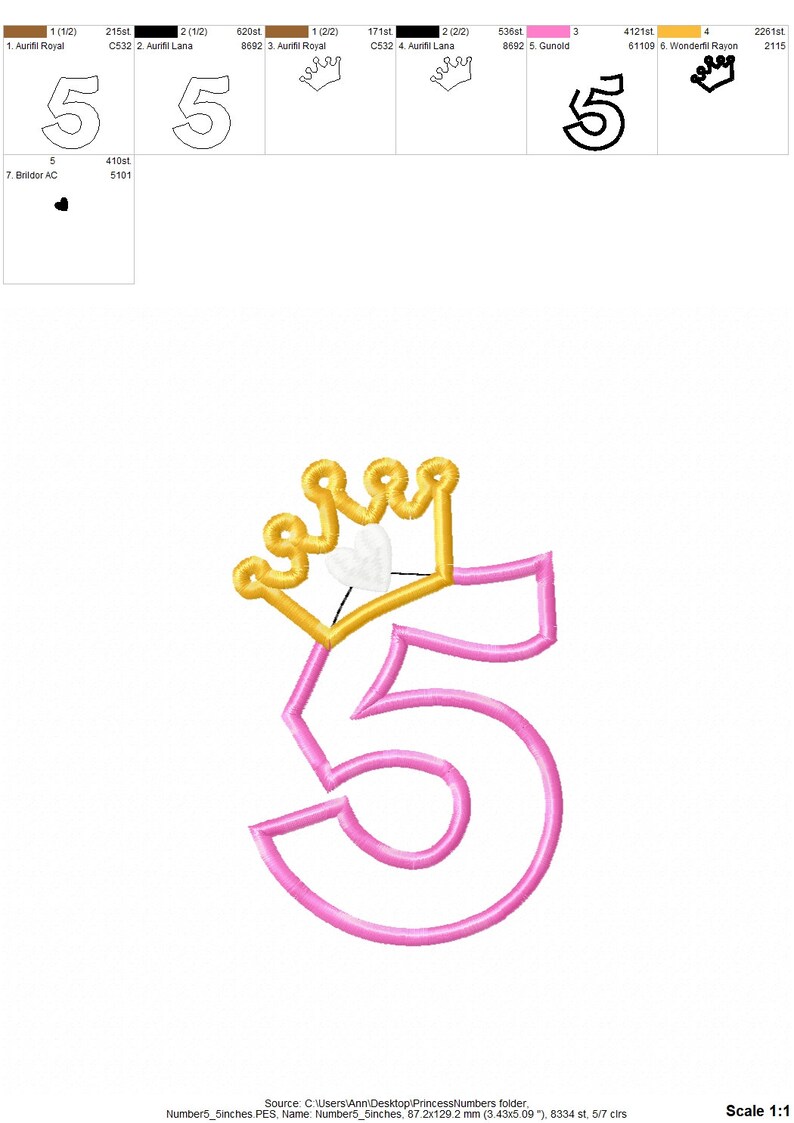 Princess Crown Birthday Numbers Kids Baby Girl T-shirt Party - Etsy