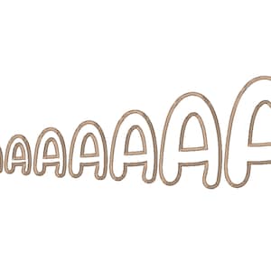 Retro Abigail Handwritten Cursive Font Applique Alphabet Machine ...