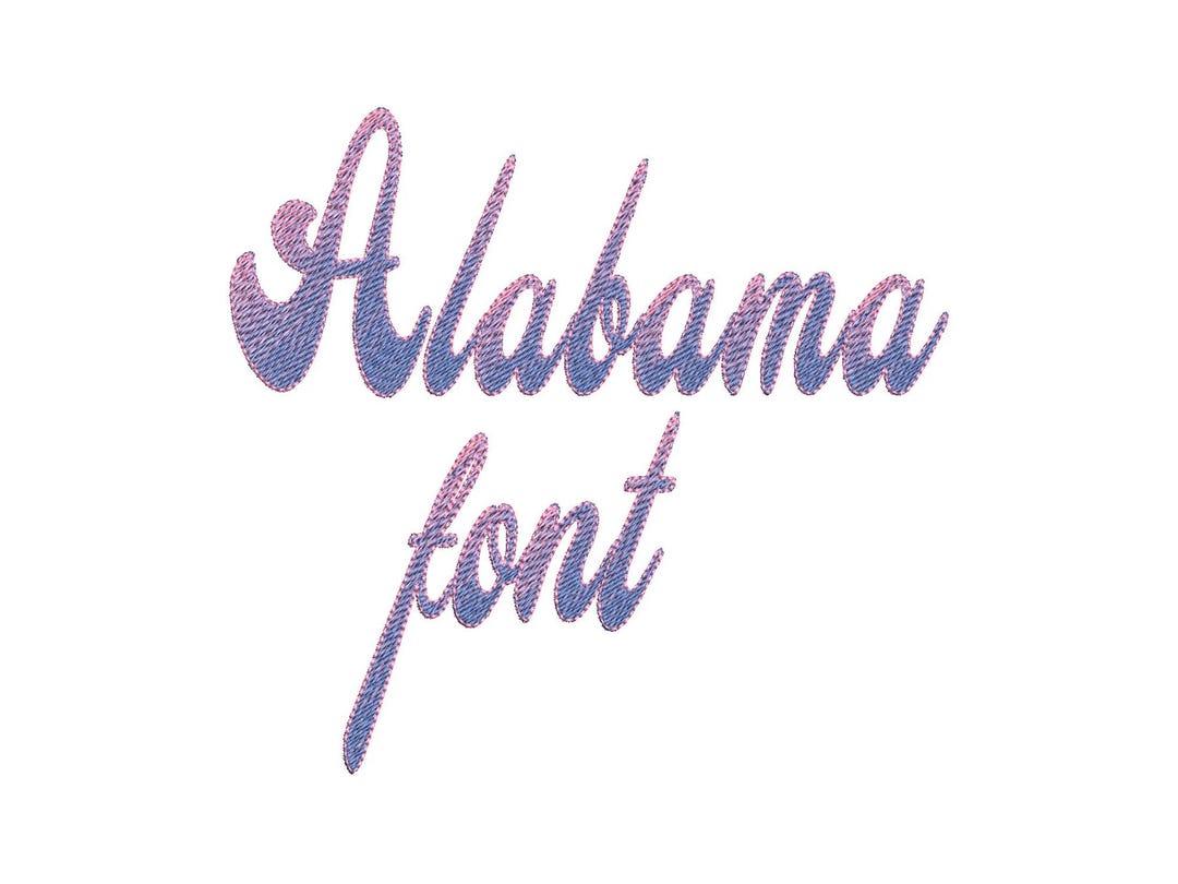 Gradient Ombre Iridescent Effect Font Alabama Alphabet Monogram Letters ...