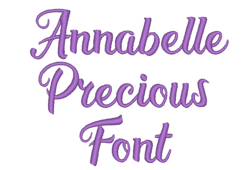 Annabelle Monogram Font Whole Alphabet Uppercase and Lowercase Machine ...