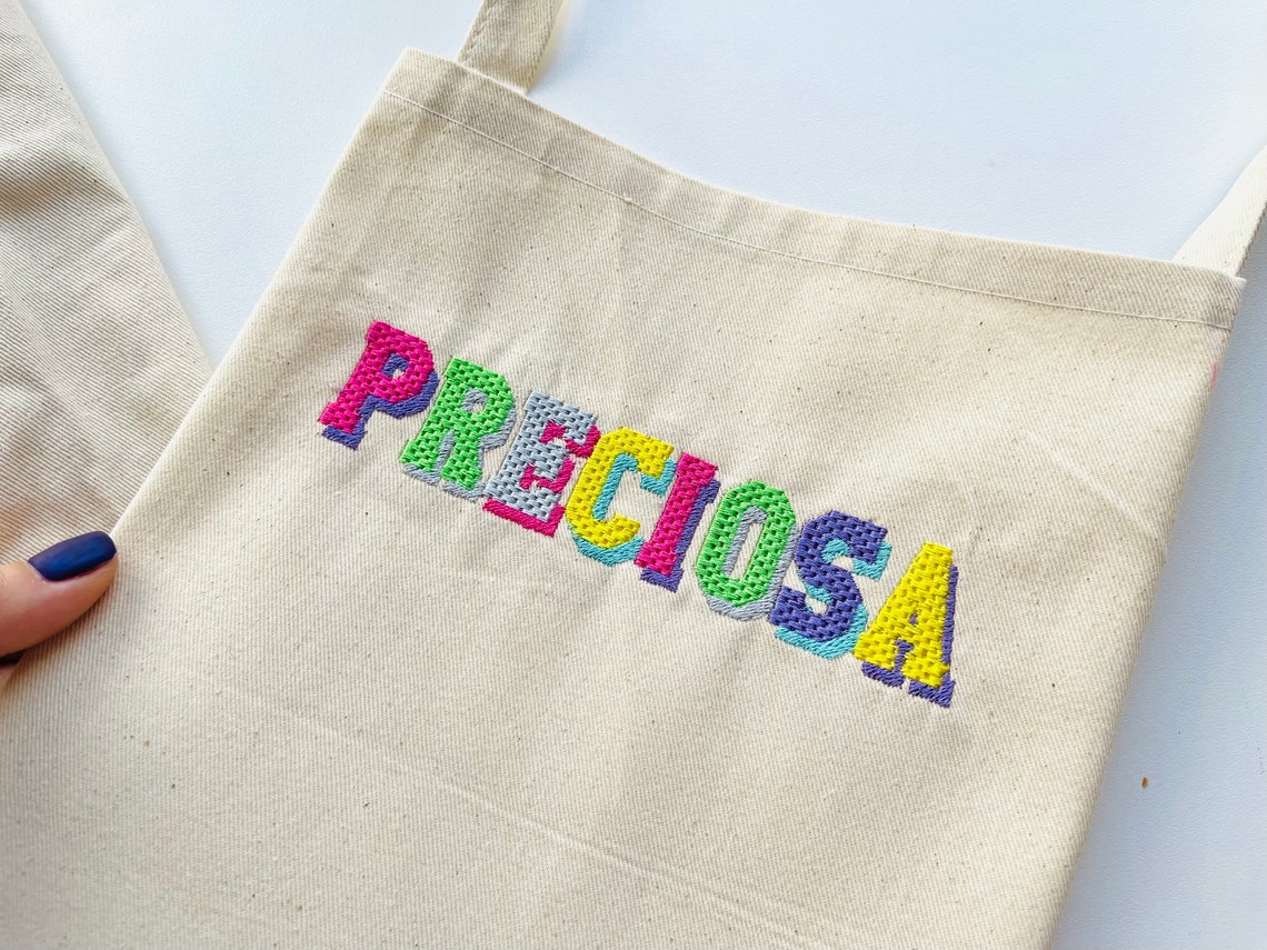 Preciosa Waffle Block Varsity Collegiate Drop Shadow Font - Etsy