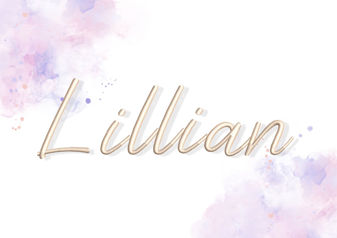 Modern Script Handwritten Cursive Font Satin Stitch Alphabet Machine ...