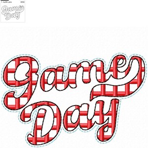 Game Day Sweatshirt Machine Embroidery Design Game Day Applique T-shirt ...