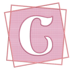 Embossed Monogram Terry Towel Machine Embroidery Designs A-Z in ...