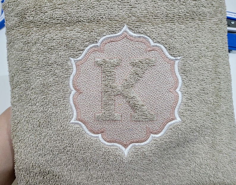 Embossed Terry Towel Monogram Classic Monogramming Machine - Etsy