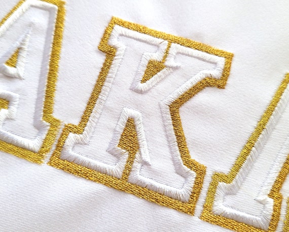 Gorgeous GREEK FONT Fill Stitch and Applique Greek Alphabet - Etsy