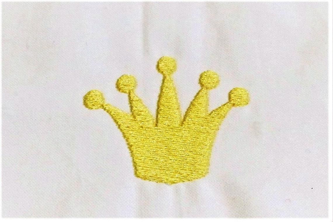 Princess Queen Crown Machine Embroidery Designs in Mini Sizes - Etsy