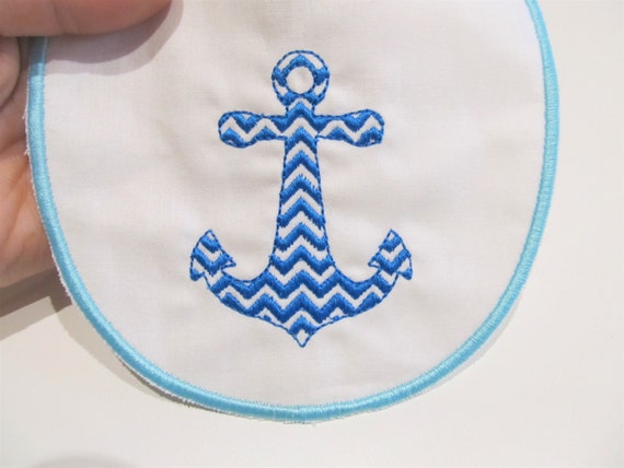 Blue Chevron Anchor
