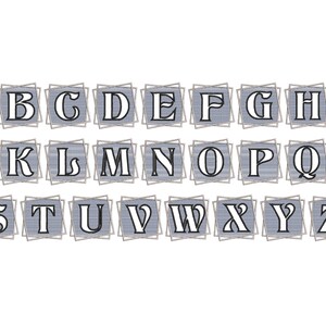 Embossed Monogram Terry Towel Machine Embroidery Designs A-Z in ...