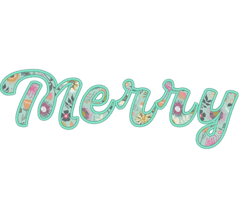 Light Zig-zag Stitch Outline Retro Script Handwritten Cursive Font ...