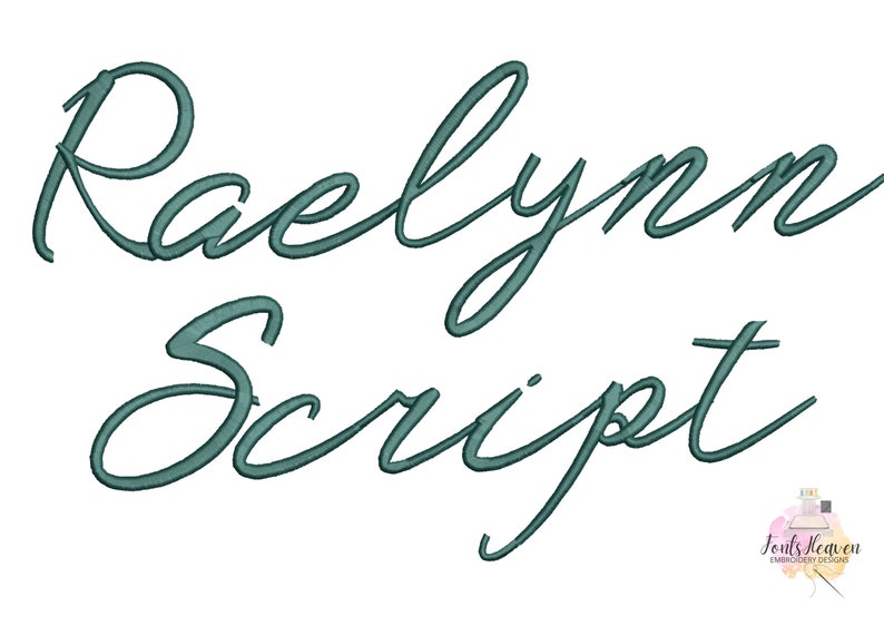 Signature Script Cursive Handwriting Font Machine Embroidery - Etsy