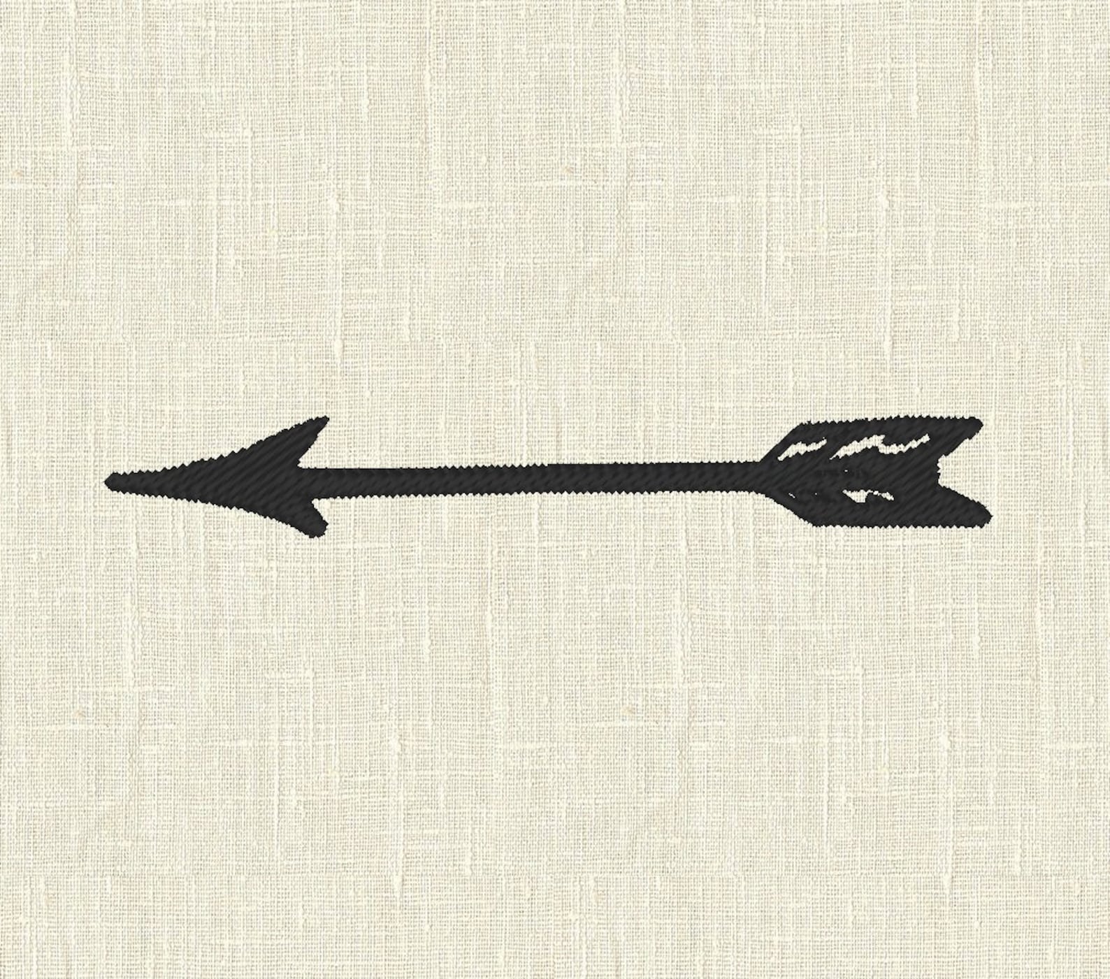Simple Arrow Machine Embroidery Designs in Many Mini Sizes .pes .hus ...