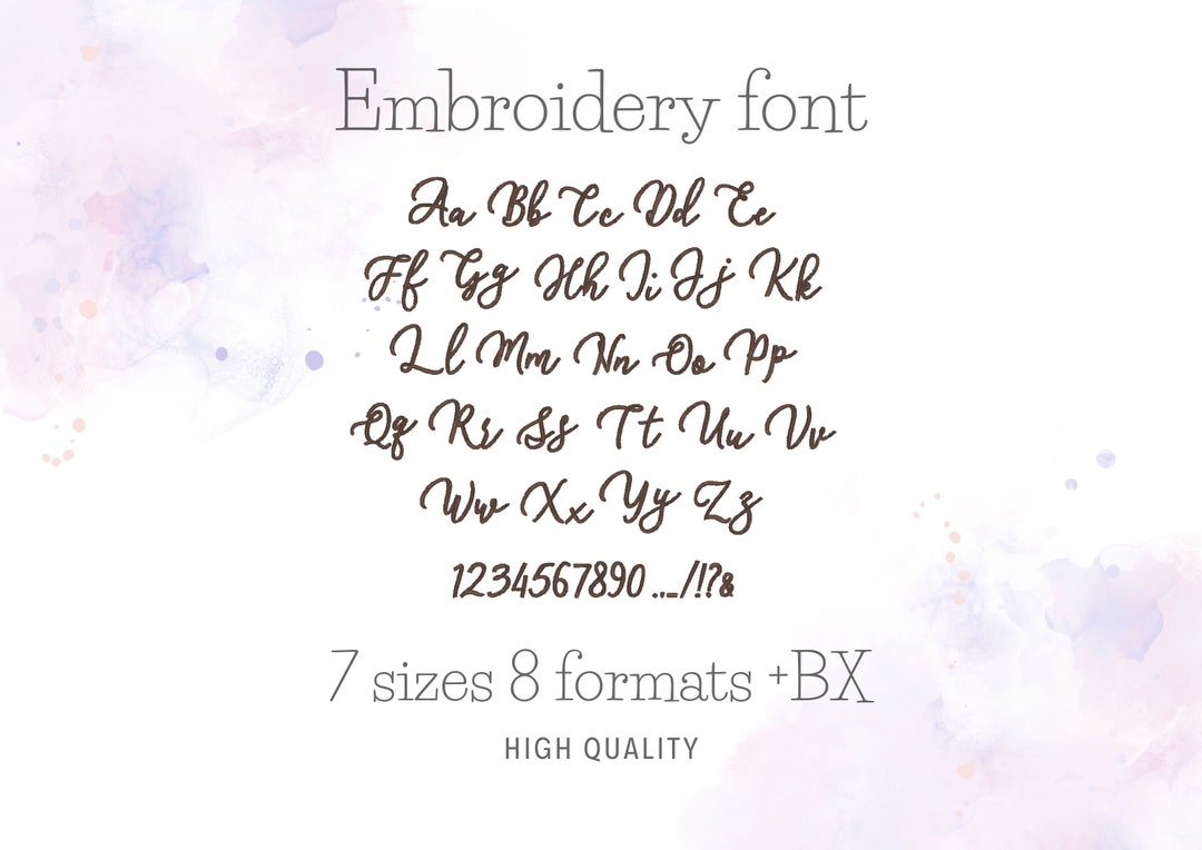 Amy Wifey Sweatshirt Script Handwritten Cursive Font Alphabet Machine ...