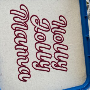 Retro Outline Script Handwritten Cursive Font Alphabet Letters Machine ...