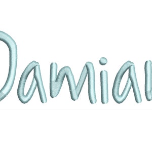 Christmas Stocking Satin Stitch Handwritten Font Alphabet Machine ...