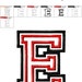 Sport Two Applique Font Double Outline Applique Alphabet Letters ...
