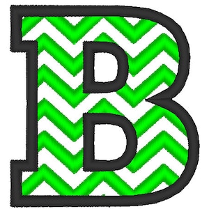 CHEVRON, Block Font Machine Embroidery Designs - Many Sizes, BX ...