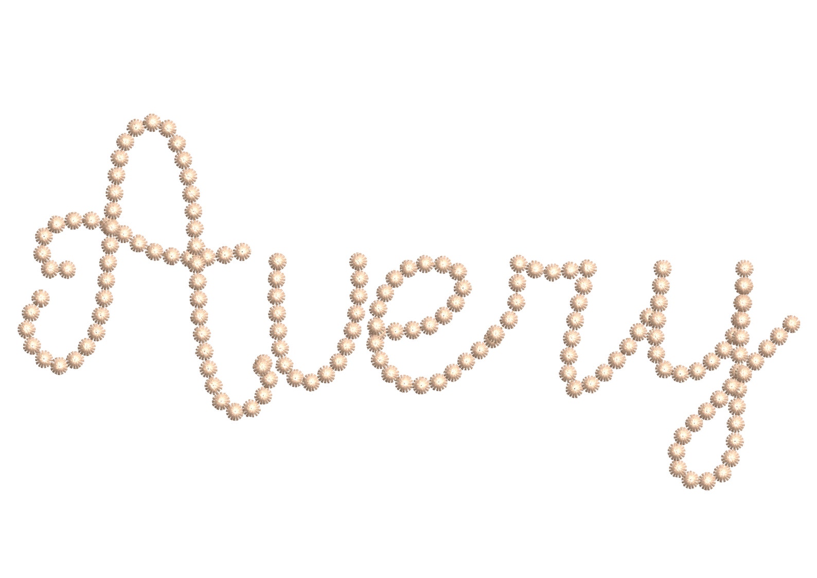 Awesome Pearl Stitch Script Handwritten Cursive Font Alphabet - Etsy