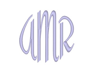 Master Circle Monogram Font - Etsy
