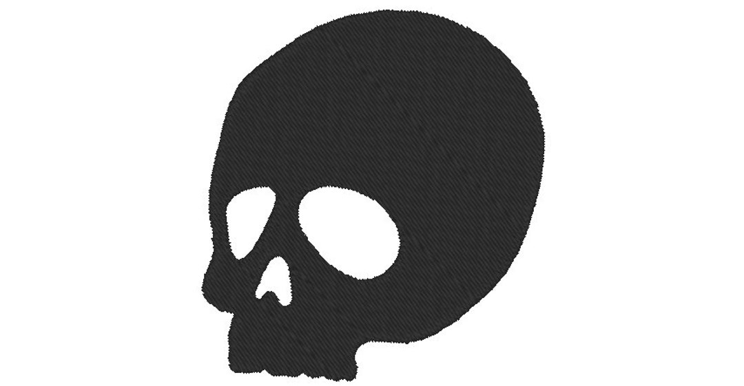 Simply Mini Skull Outline Fill Designs Many Sizes From 1.3 up to 4 ...