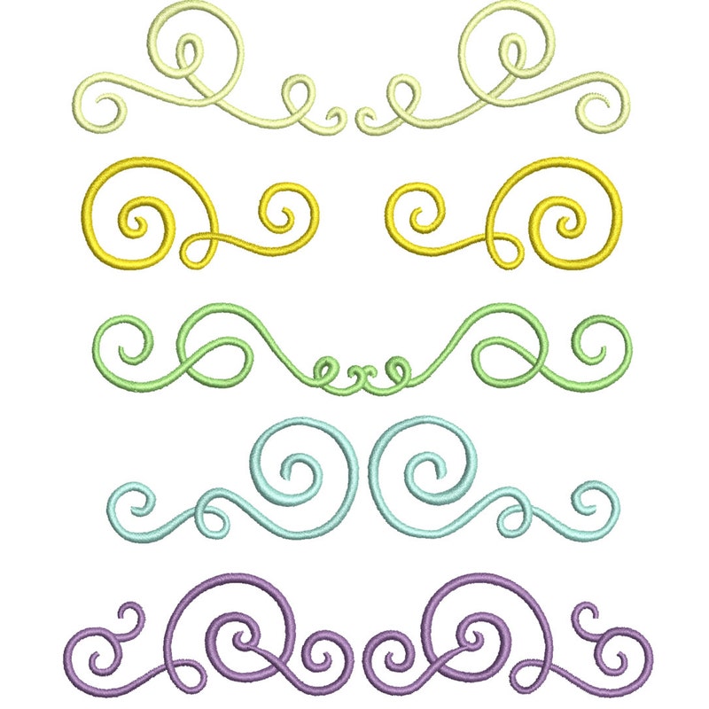 Swirl Monogram - Etsy