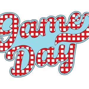 Game Day Sweatshirt Machine Embroidery Design Game Day Applique T-shirt ...