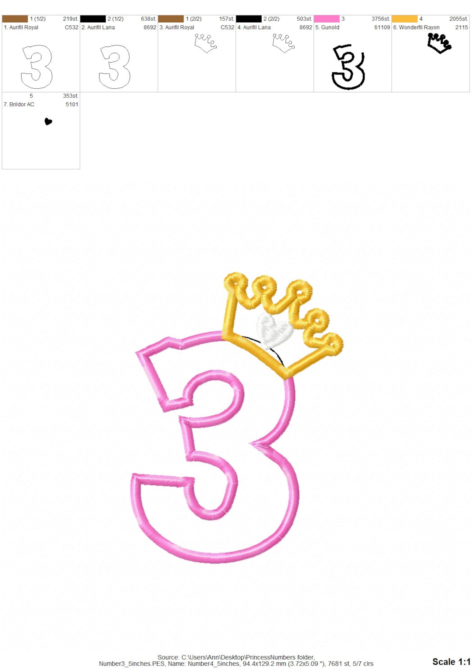 Princess Crown Birthday Numbers Kids Baby Girl T-shirt Party - Etsy
