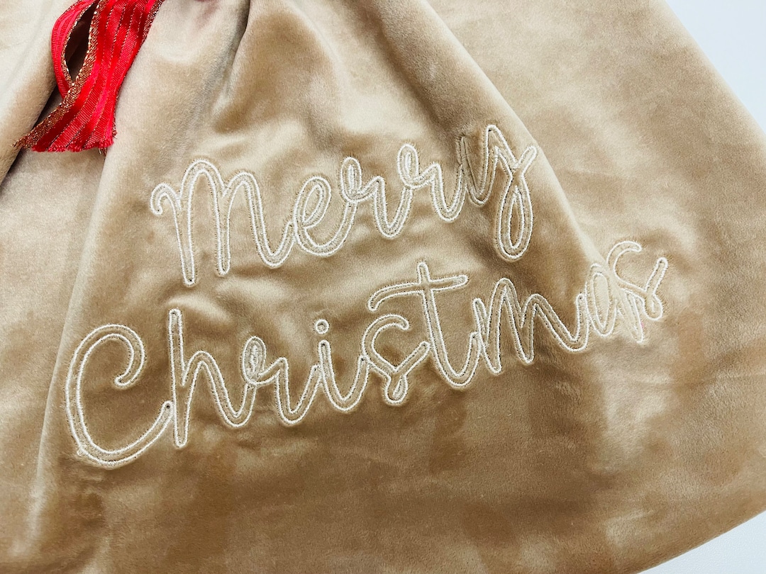 Sweatshirt Satin Stitch Outline Font Script Handwritten Alphabet ...