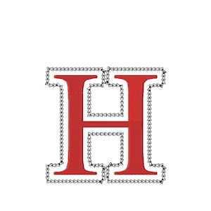 Gorgeous GREEK FONT Fill Stitch and Chain Stitch Outline Greek Alphabet ...