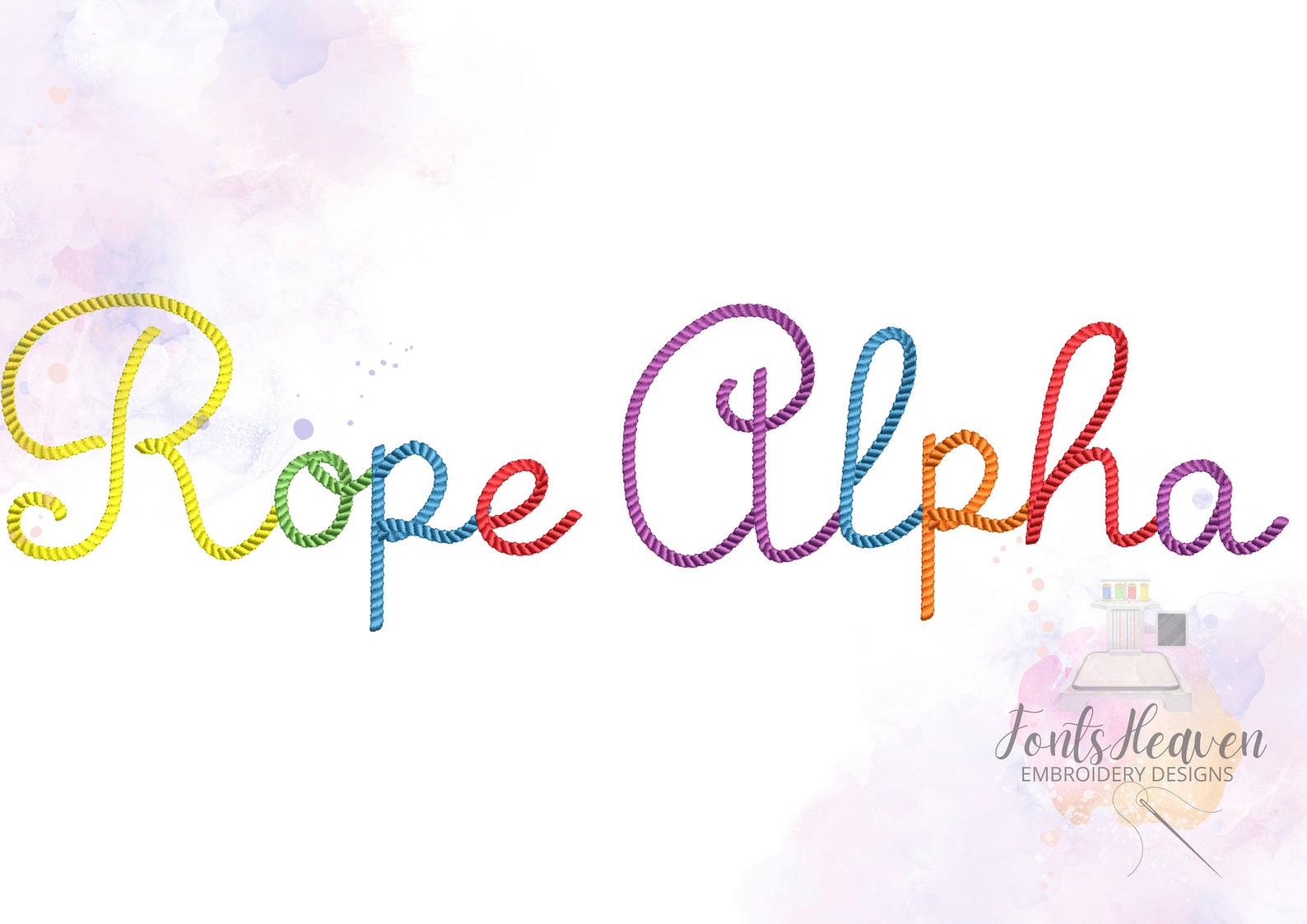 Logan Modern Rope Stitch Nautical Script Hand Written Cursive Font ...