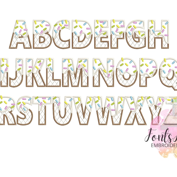 Ice Cream Letters - Etsy