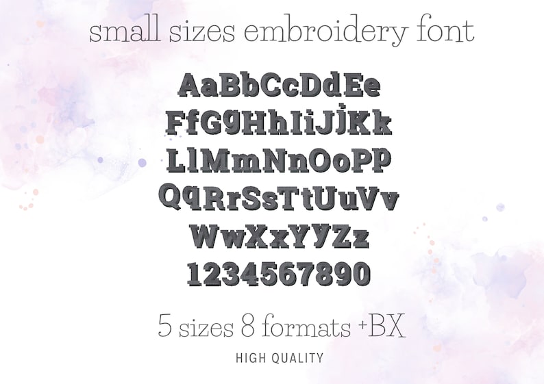 MINI Block Shadow Font Alphabet Monogram Awesome Letters - Etsy