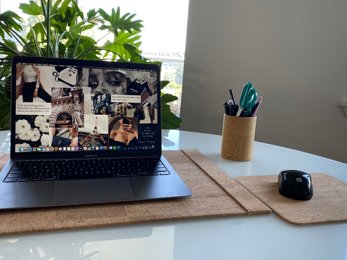 Desk office Cork set | Etsy