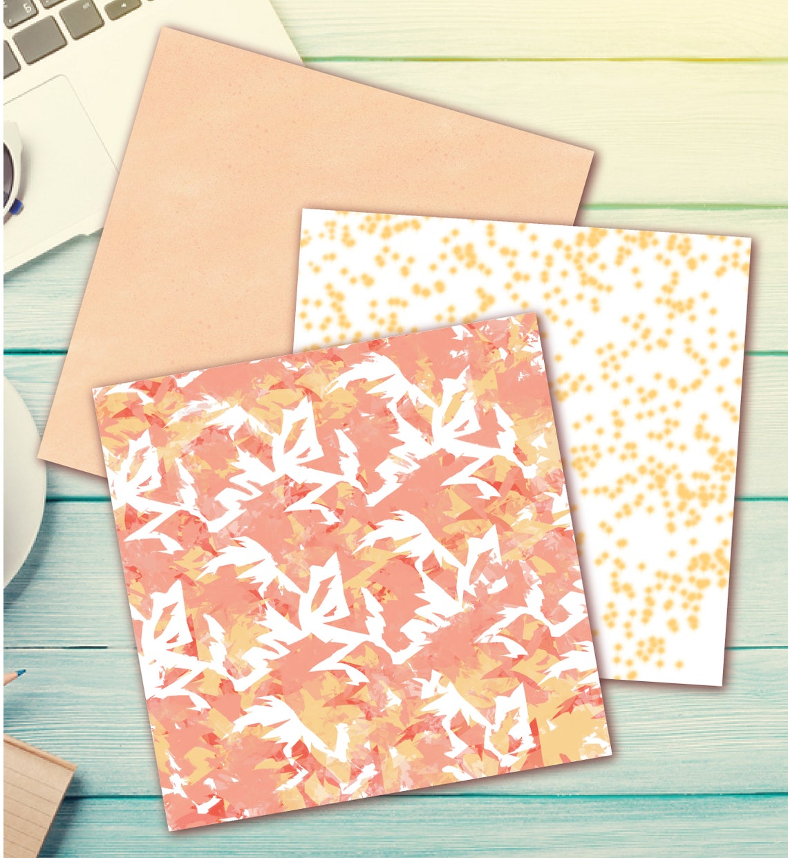 Flamingo Digital Paper, Stripe, Polka Dot, Printable, Digital Download ...