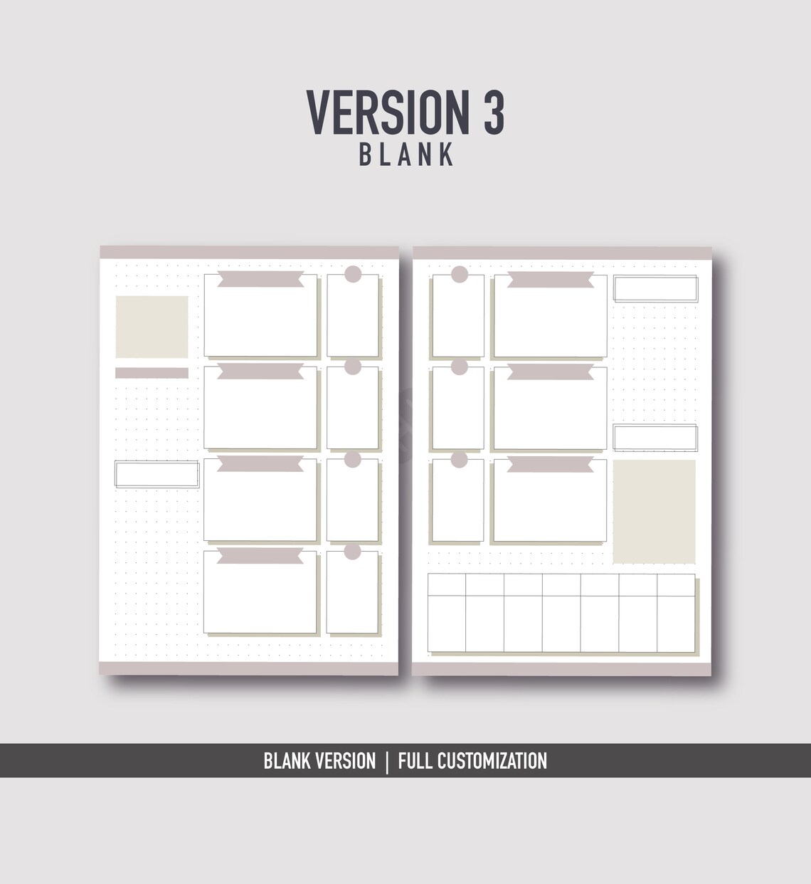 Bullet Journal Weekly Printable | Bullet Journal Weekly Layout | A5 ...