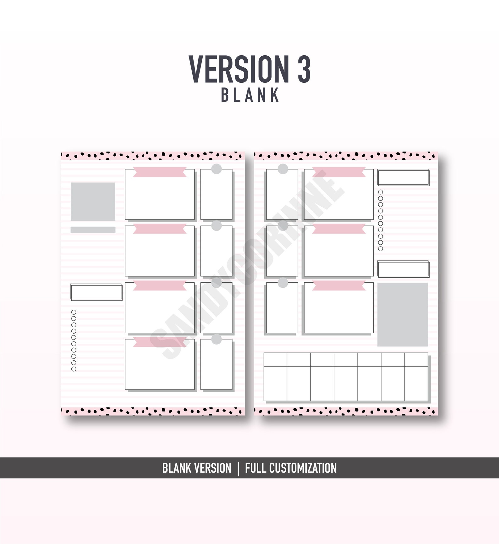 Bullet Journal Weekly Printable | Bullet Journal Weekly Layout | A5 ...