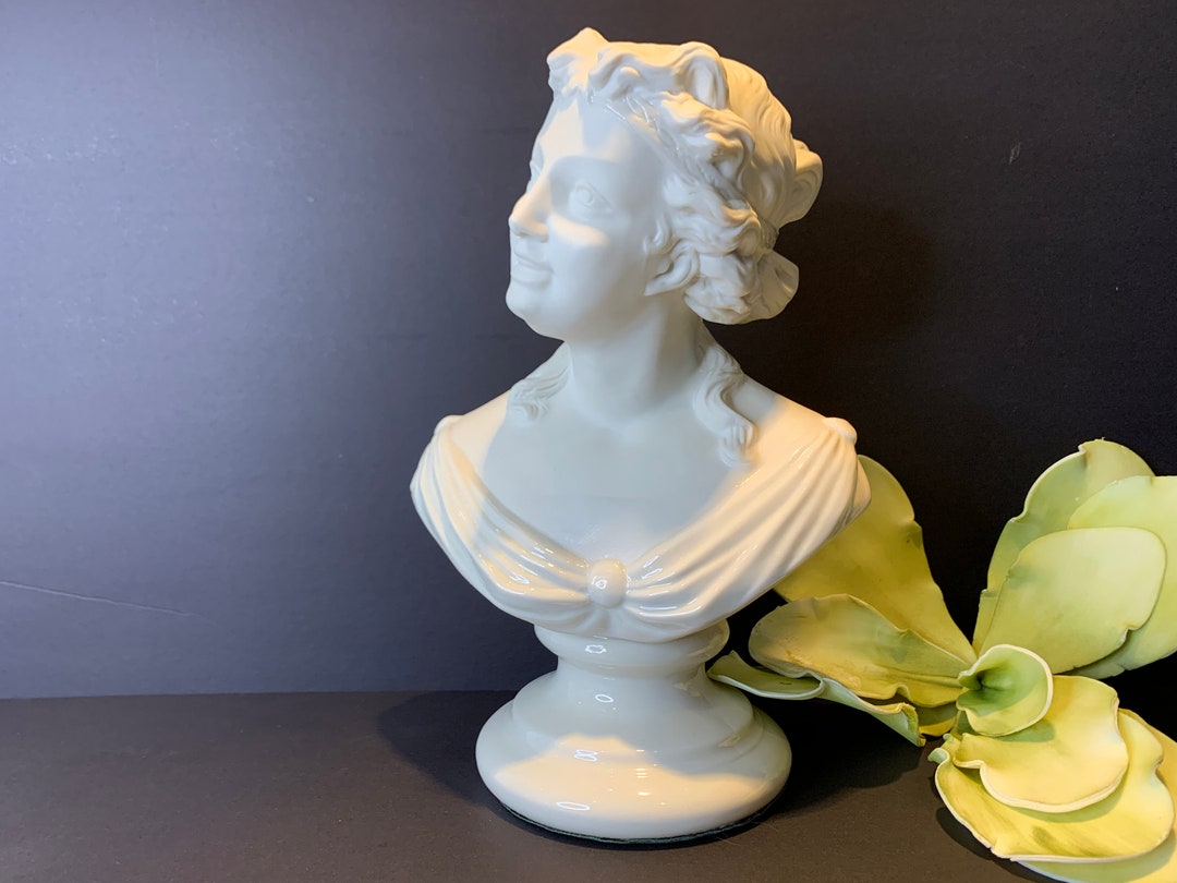 RARE Vintage Belleek Porcelain China Statue "bust of Joy" - Ireland ...