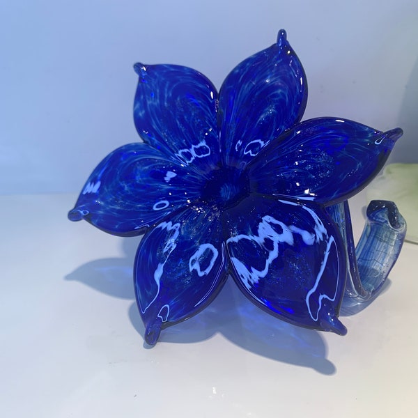 Blown Glass Flowers - Etsy