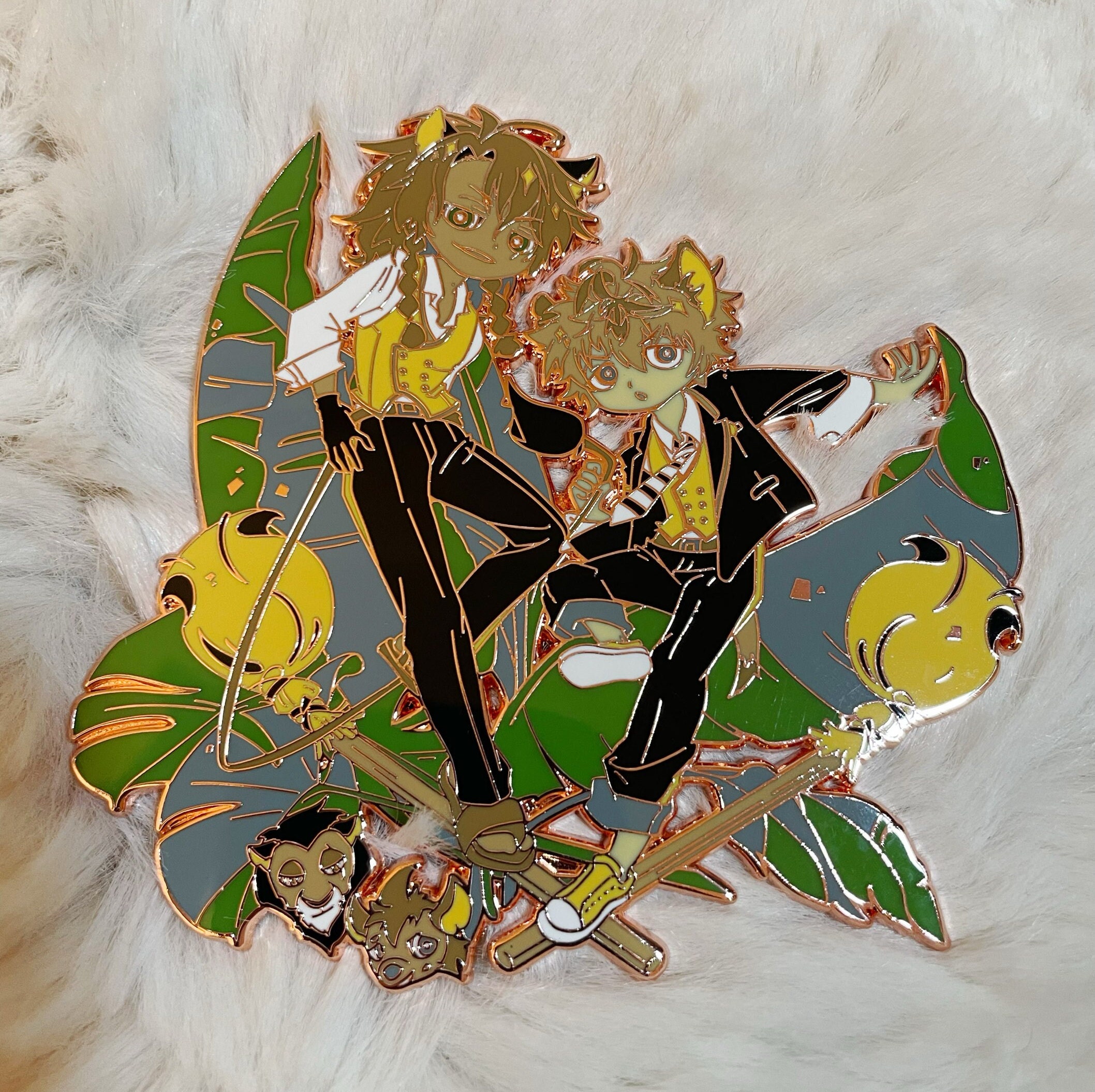 Twisted Wonderland Savanaclaw Fanart Enamel Pin!! Leona Kingscholar ...